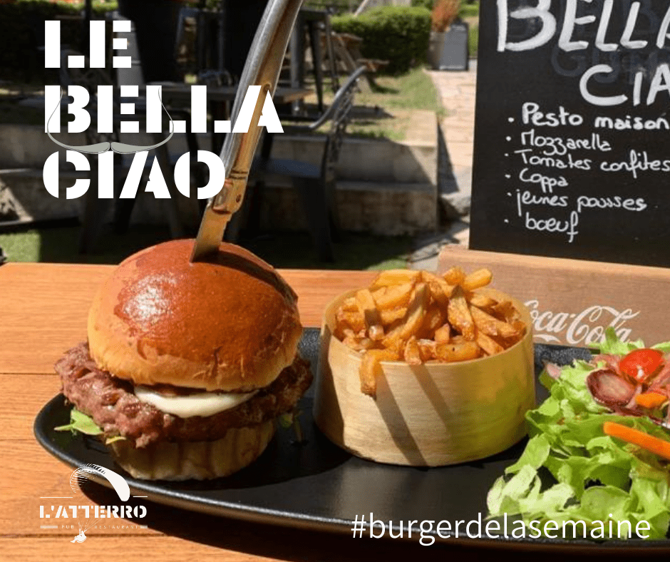 Burger de la semaine : Bella Ciao avec pesto maison